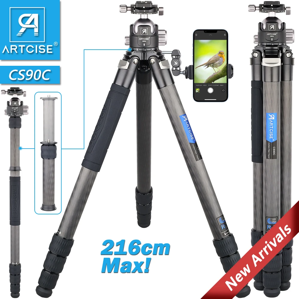 Ultra-Compact-Big-Tripod-Nomopod-Profesional-Heavy-Duty-Carbon-Fiber ...