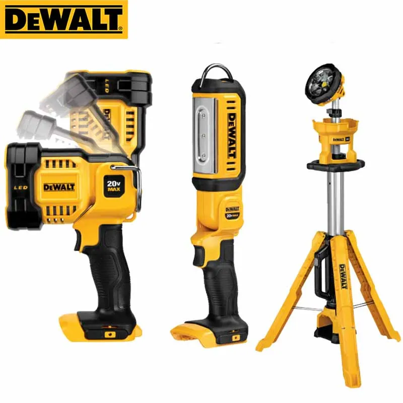 DEWALT 오리지널 리튬 배터리 조명, LED 조명 시스템, 작업 손전등, DCL040, DCL043, DCL050 ...