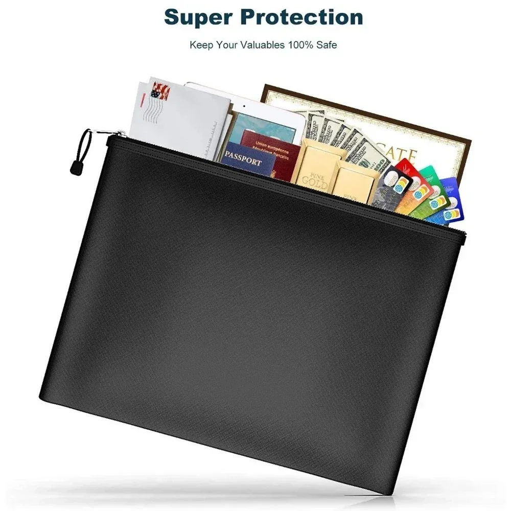 Fireproof-Document-Bag-Safe-Storage-Pouch-Fireproof-And-Waterproof-Cash ...