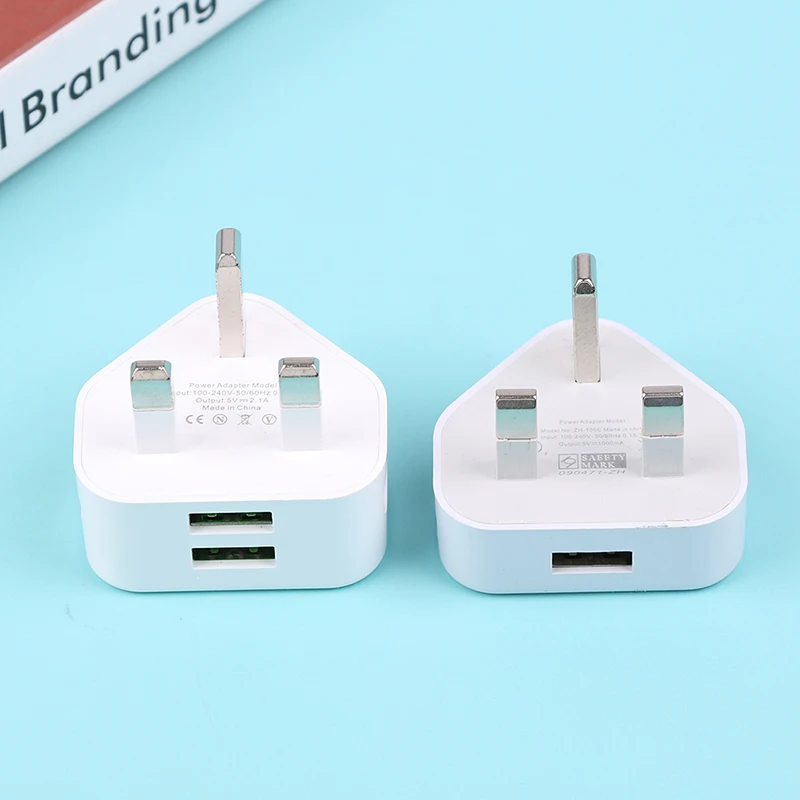 Universal-UK-Plug-3-Pin-Wall-Charger-Adapter-With-1-2-USB-Ports ...