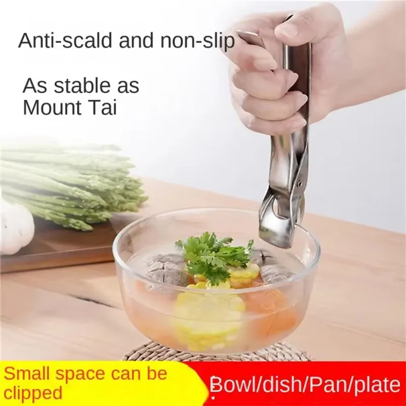 BOFO Stainless Steel Kitchen Clamp,Multifunctional Anti-Scalding Bowl ...