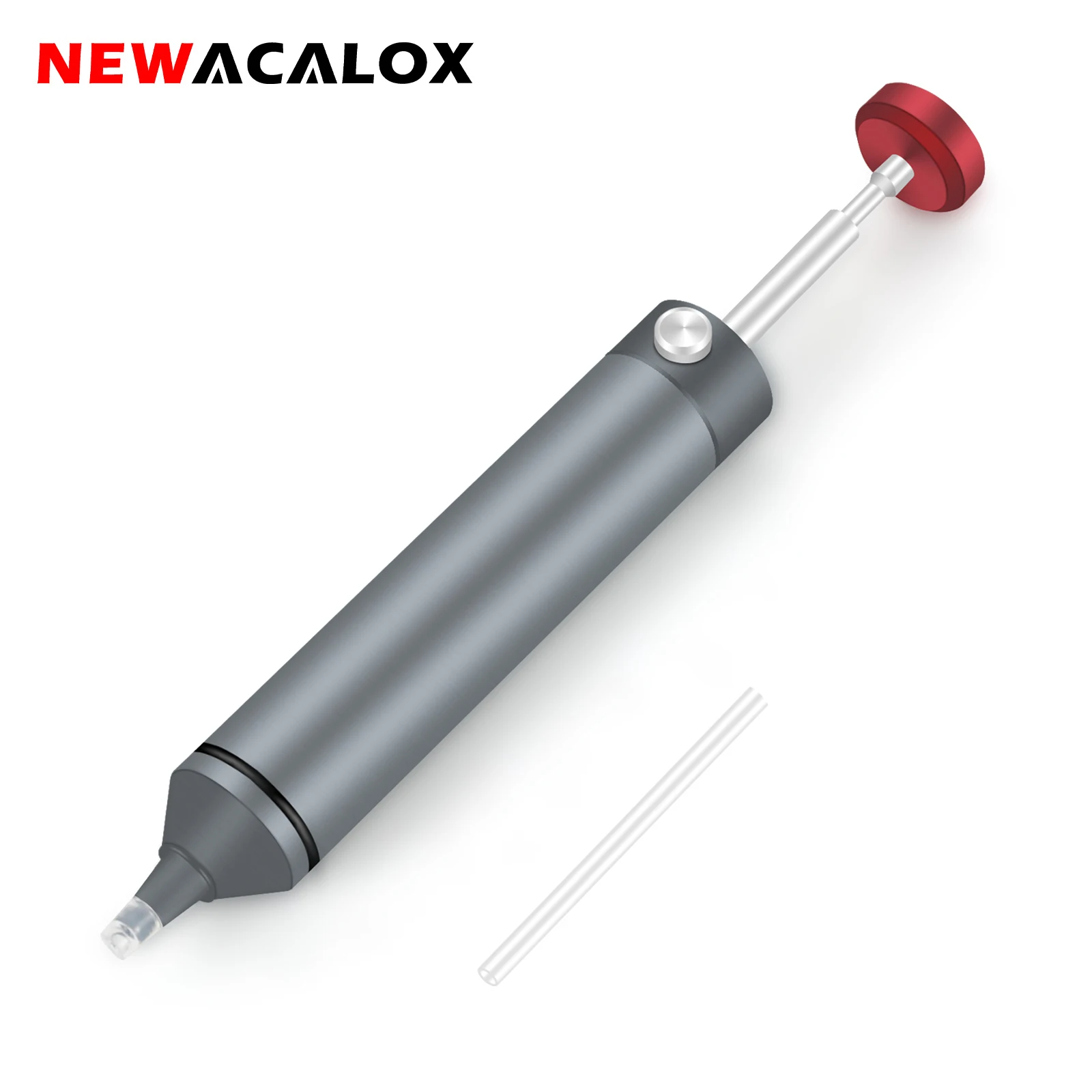 NEWACALOXStainless Steel Mini Desoldering Pump Powerful Vacuum ...