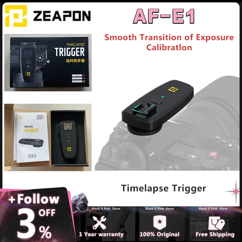 ZEAPON-AF-E1-Creation-Delay-Synchronizer-Timelapse-Trigger-Photo-Studio-Kits-Photography ...