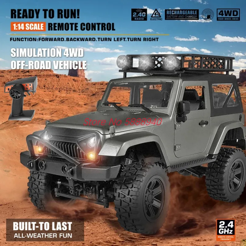 1-14-Full-Scale-Wireless-Control-Off-Road-RC-Truck-Vehicle-2-4G-30Mins ...