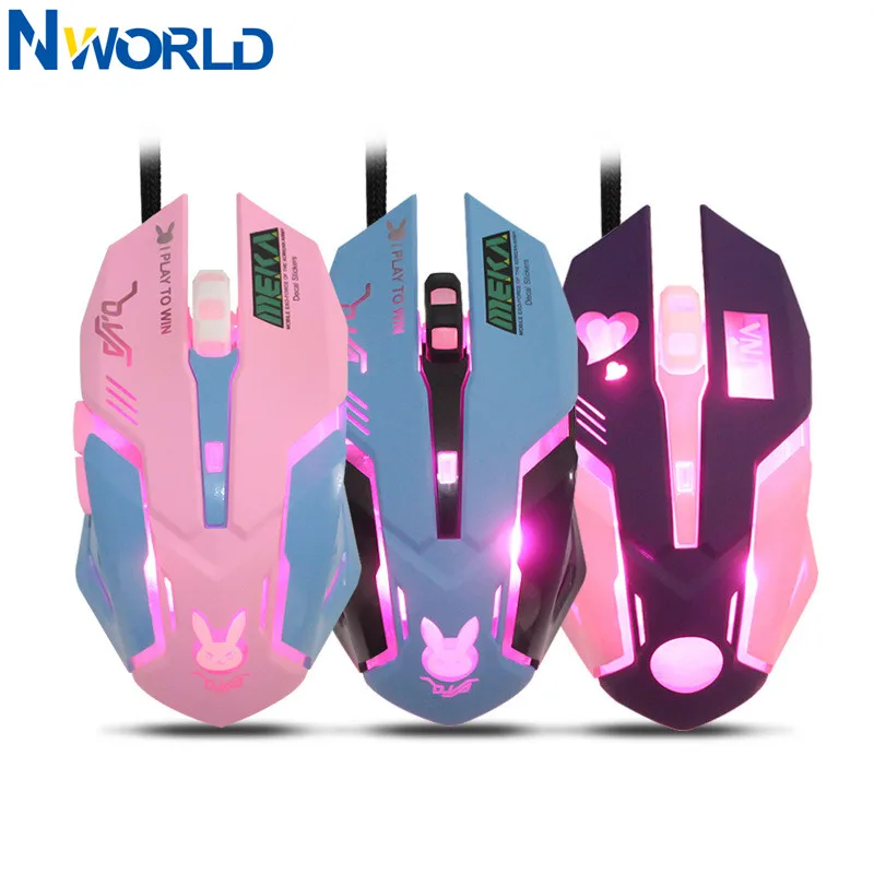OW-6-Buttons-Breathing-LED-Backlit-Gaming-Mouse-D-VA-Reaper-Wired ...