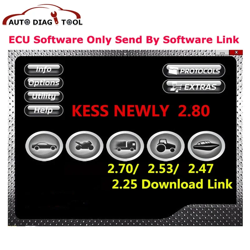 Software Ksuite 2024 para Kess V5.017 ECU Master Ktag 2,80, herramienta ...