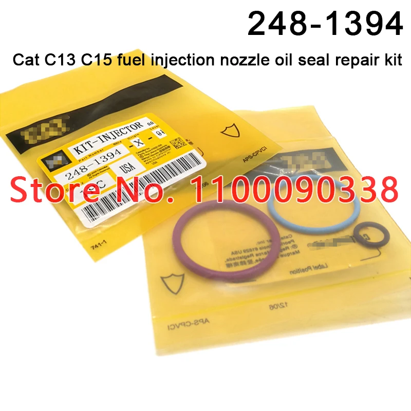 248 1394 Excavator CAT Caterpillar Injector Repair Kit C13 C15 C18 ...
