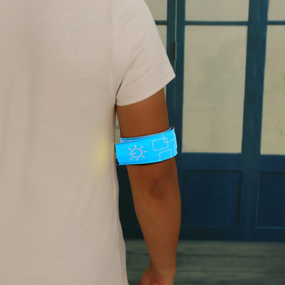 Compression bras,Brassard réfléchissant à LED,Rechargeable par USB ...