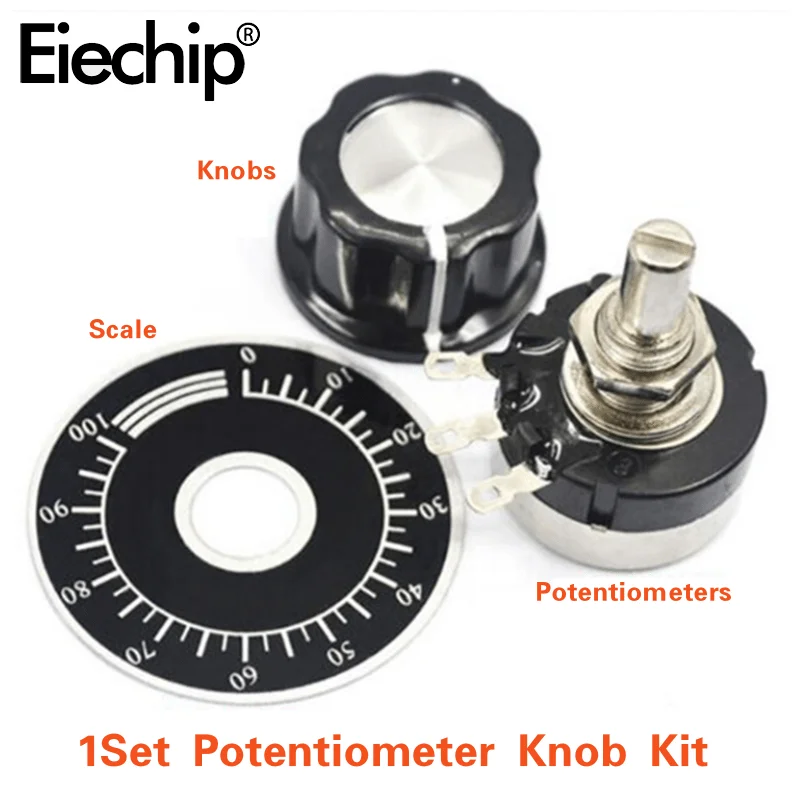 1set-Potentiometer-Knob-Kit-RV24YN20S-5K-500K-A03-Knob-Cap-6mm-with ...