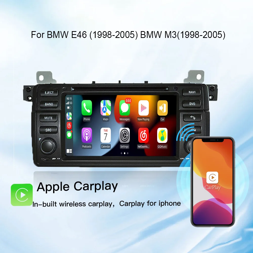 For Bmw 3 Series E46 Android Car Stereo Aftermarket Screen Gps ...