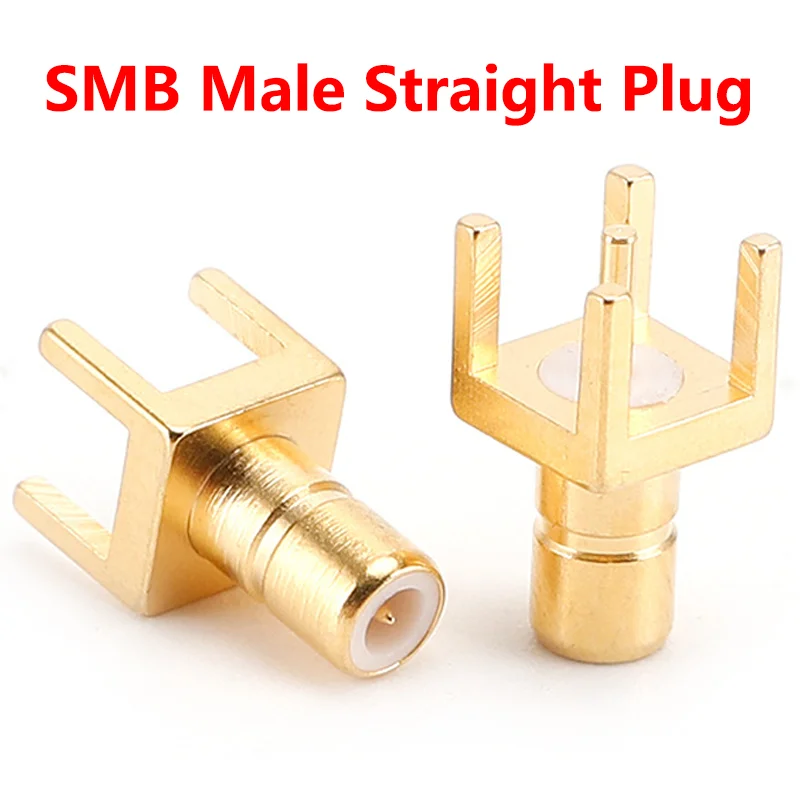 5-20-100PCS-SMB-male-Plug-Connector-Solder-PCB-Mountstraight-RF-Coaxial ...