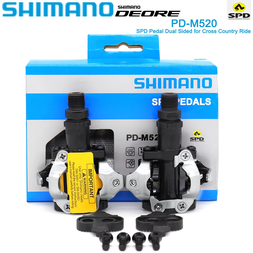 Shimano-pedales-para-bicicleta-de-monta-a-accesorio-Original-PD-M520-PD ...
