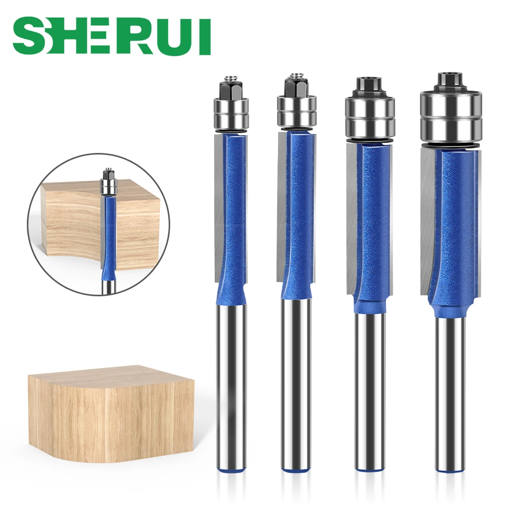 6MM-1-4-Flush-Trim-Bit-Router-Bit-Woodworking-Milling-Cutter-For-Wood ...