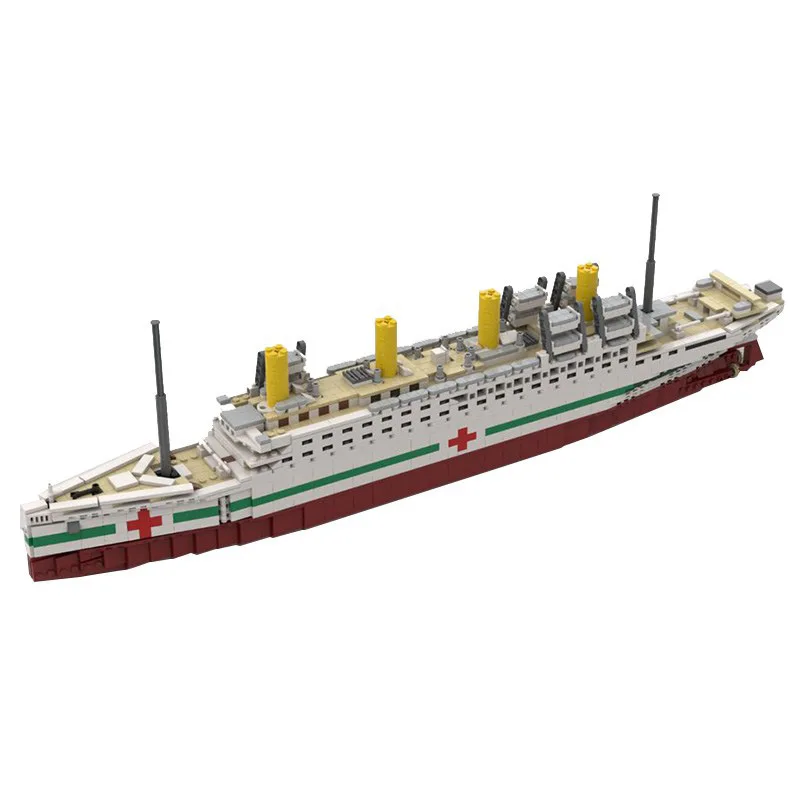 Building block toy set compatible with LEGO small particles Royal Navy ...