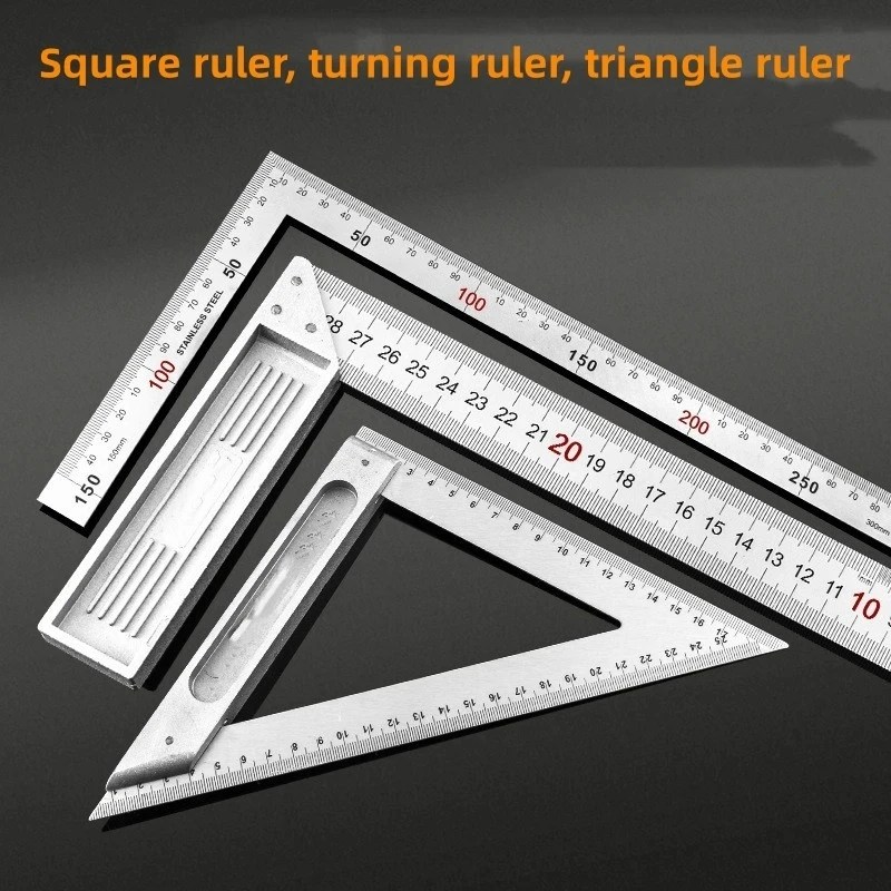 Aluminum-Alloy-Square-Ruler-Right-Angle-90-Turning-Ruler-Woodworking ...