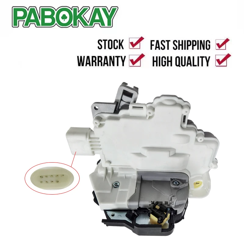 For-AUDI-A3-A6-C6-A8-R8-Front-Left-9pin-Door-Lock-Latch-Actuato ...
