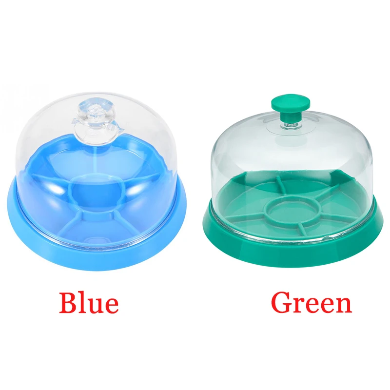 1PCS-Blue-Green-Watch-Dust-Sheet-Cover-With-Tray-Dustproof-Plastic ...