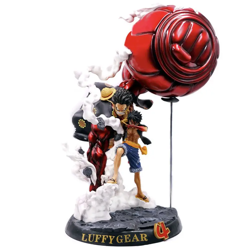 One Piece Figure GK Super Large Double Luffy Four gear Ape King Luffy ...