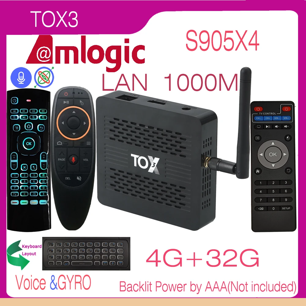 Dispositivo-de-TV-inteligente-TOX3-decodificador-con-Android-11-Amlogic ...