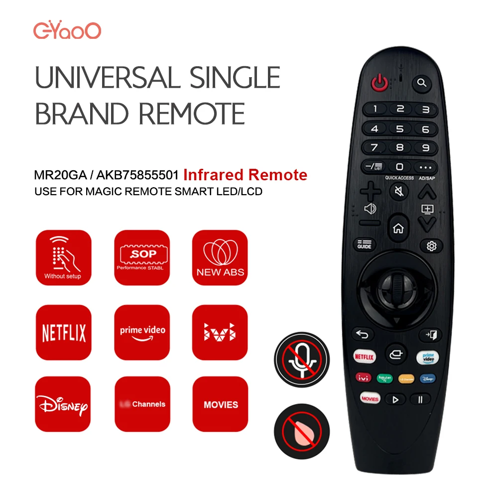 AKB75855501-MR20GA-IR-Remote-Control-For-Smart-TV-AI-ThinQ-OLED-Smart ...