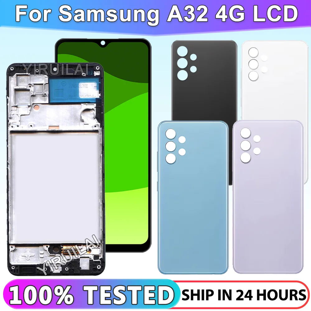 100% Tested For Samsung Galaxy A32 4G LCD Display Touch Screen ...