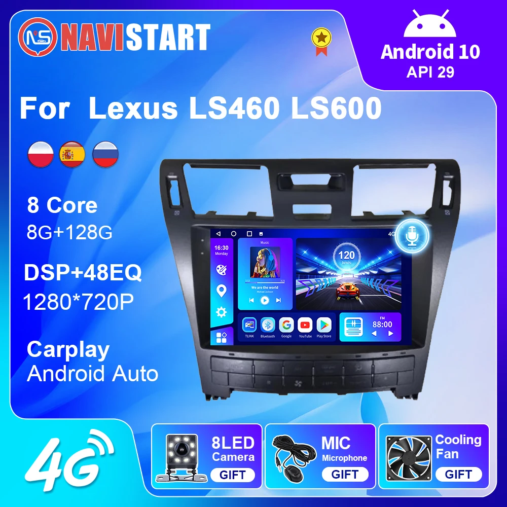 Android 10 Car Multimedia Player For Lexus Ls460 Ls600 2006-2011 Car ...