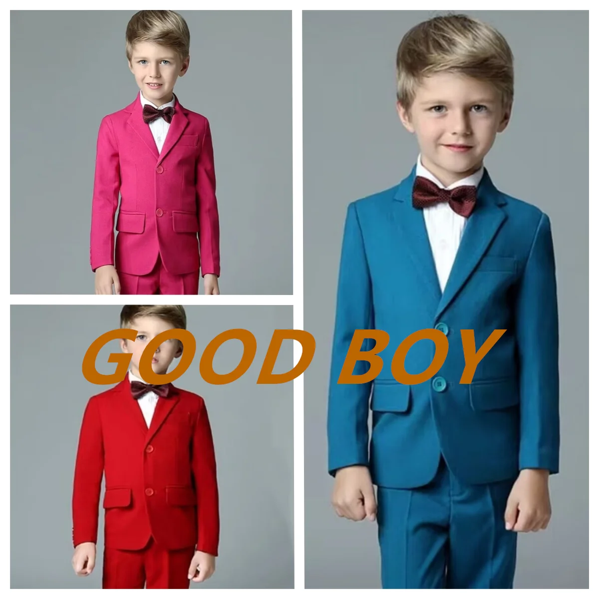Formal-boy-wedding-children-s-suit-white-party-blazer-pants-christening ...