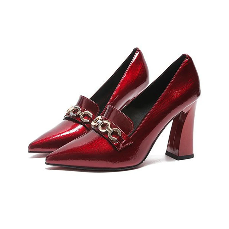 2025New High Heels Shoes Waterproof Platform Large Size Fashion Shallow ...