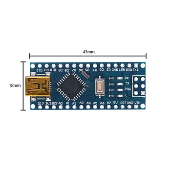 Nano mini USB With The Bootloader Compatible Nano V3 Red Controller for Arduino CH340 USB driver ...