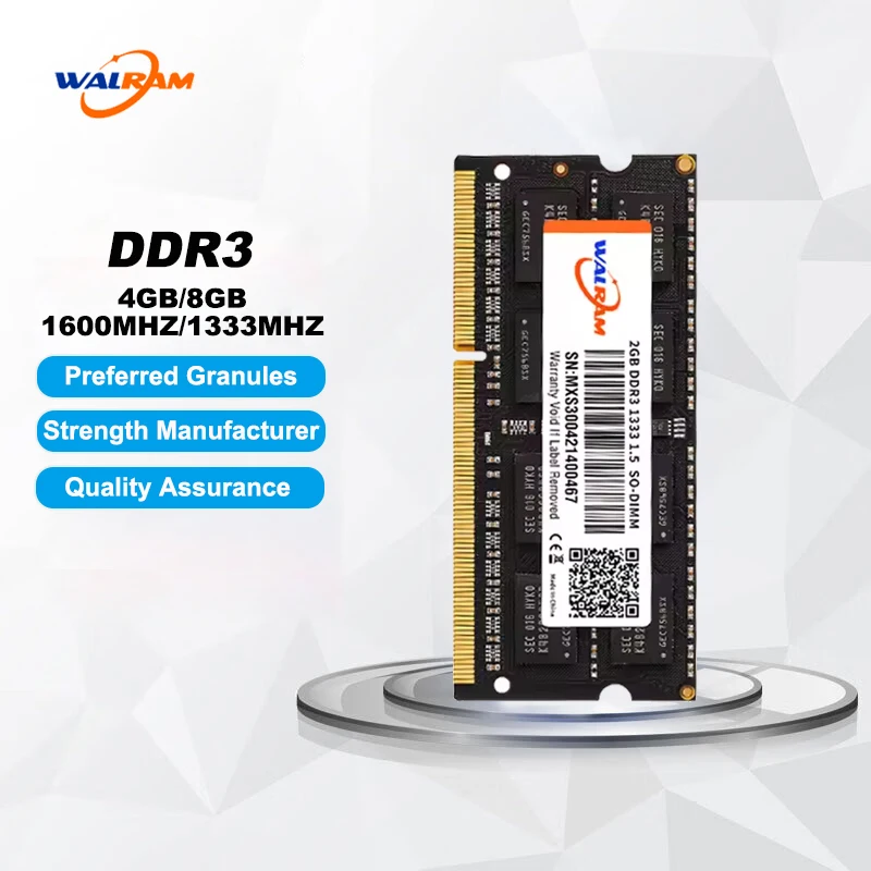 Walram DDR3 1600MHz Memoria RAM DDR3L 8GB 4GB 1333Mhz 1.35V 1.5V 240pin ...