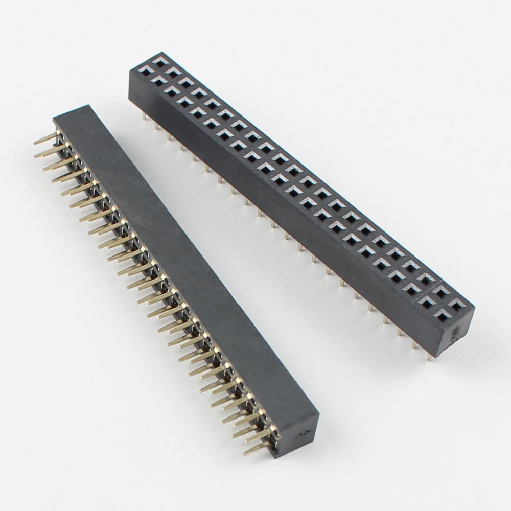 5pcs 2mm 2.0mm Pitch 2x22 44 Pin Female Double Row Straight Pin Header ...
