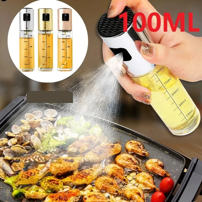 BBQ-Glass-Oil-Spray-Garrafa-com-Escala-Cozinha-Sauce-Vinagre-Tempero ...