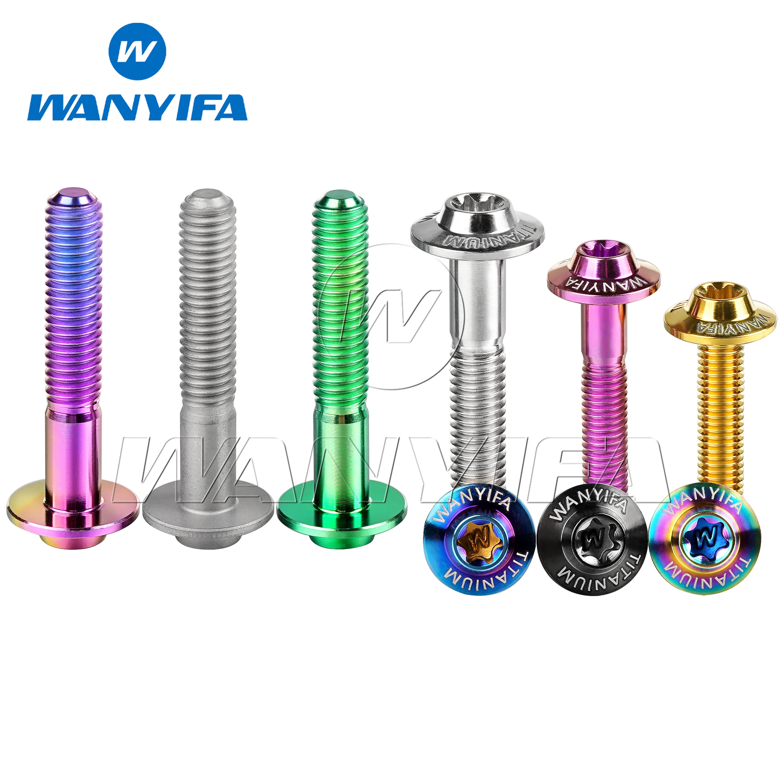 Wanyifa-Titanium-Bolts-M5-M6x10-12-15-20-25-30-35mm-Butterfly-Bevel ...