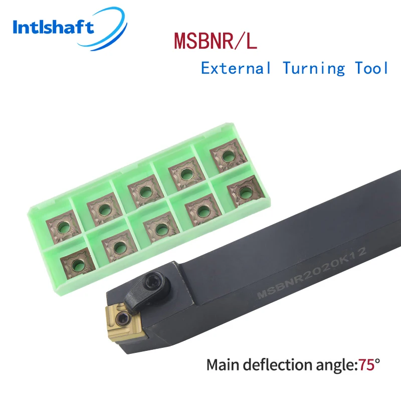 Intlshaft MSBNR1616H12 MSBNR2020K12 MSBNR3232P15/19 External Turning Tool Holder SNMG Carbide ...