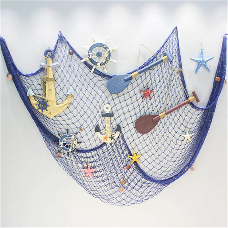 Fishing-Net-Wall-Hangings-Studio-Prop-Room-Home-Decor-Mediter-Sea ...