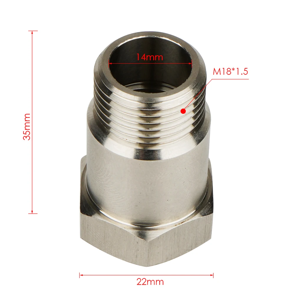 Universal M18x1.5 Car Oxygen Sensor Adapter Auto Vehicle Engine Light ...