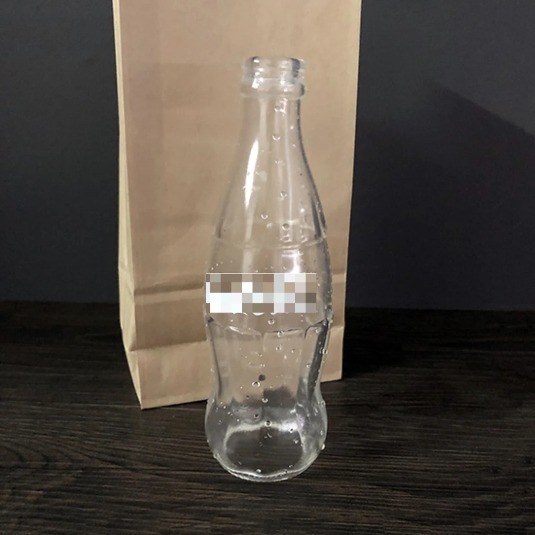 Empty Glass Coke Bottle