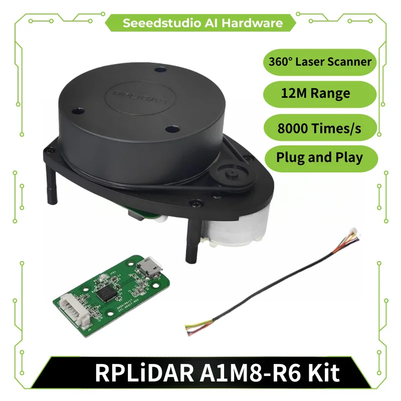 SLAMTEC-RPLIDAR-A1M8-360-Degree-LIDAR-Sensor-Scanner-12-Meters-2D-Scanning-Radius-Obstacle ...