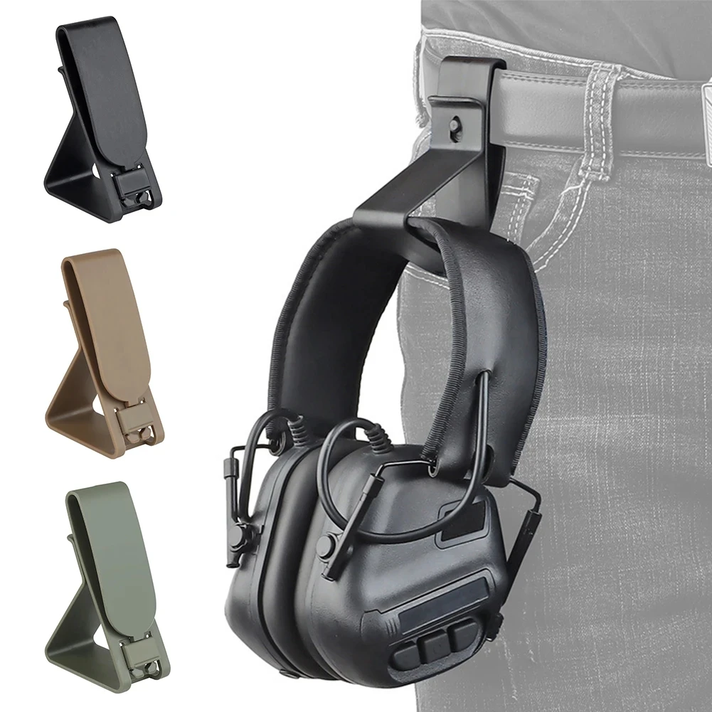 Tactical-Headset-Hanger-Buckle-Hook-Quick-Release-Clip-Clamp-for-Belt ...