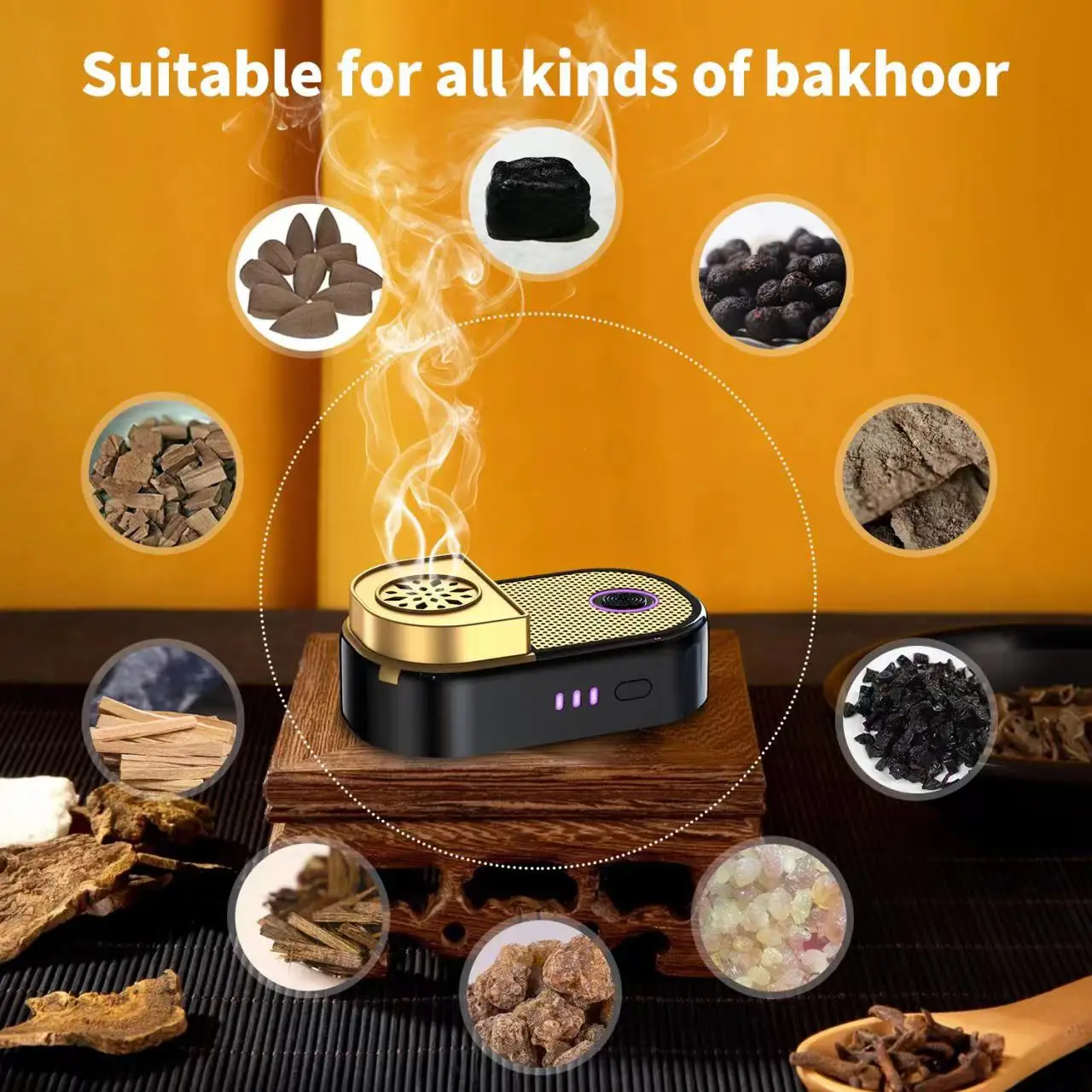Modern-Bakhoor-Burner-Mubkhar-Oud-Bukhoor-Electric-Burner-Rechargable ...