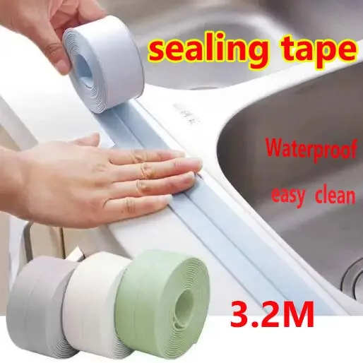 Bathroom-and-Kitchen-Sealing-Tape-Waterproof-Border-Tape-in-The-Bath ...