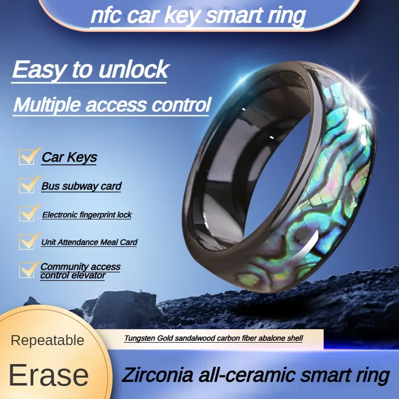 2024-New-design-NFC-Smart-ring-Multi-function-access-card-Waterproof ...