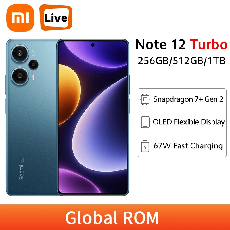 Xiaomi-Redmi-Note-12-Turbo-Global-ROM-120Hz-6-67-Display-64MP-Triple ...