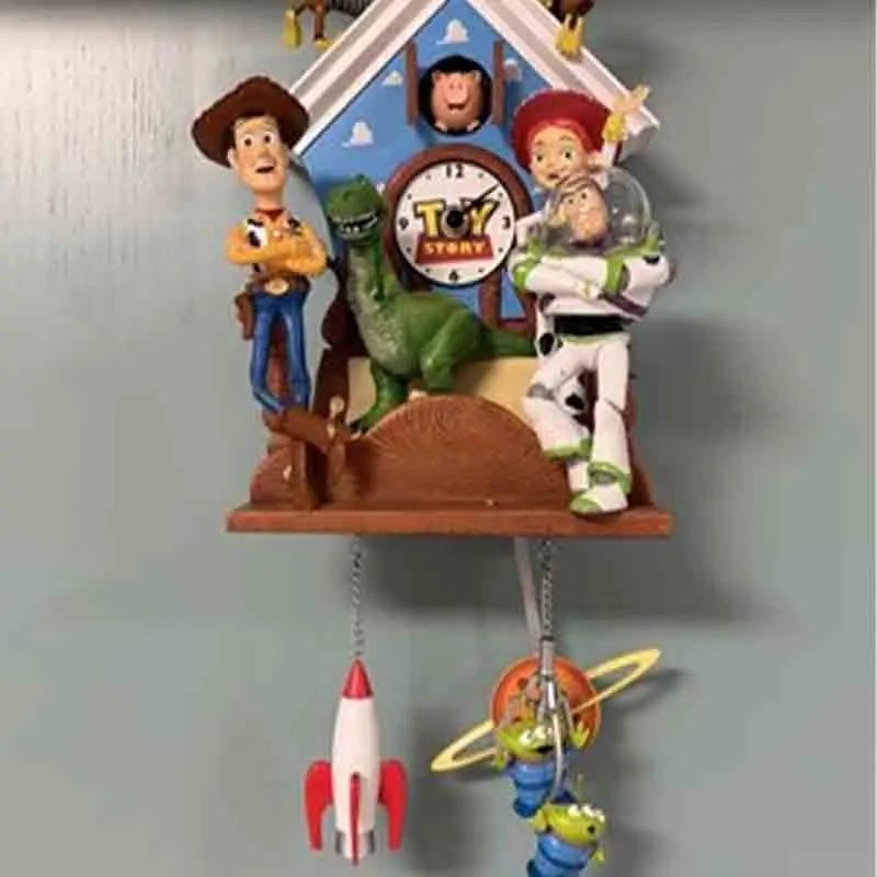Disney Wall Clock Pixar Model Set Toy Story Characters Buzz Lightyear ...