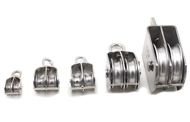 304-stainless-steel-Double-pulley-Lifting-the-hanging-wheel-Fixed ...