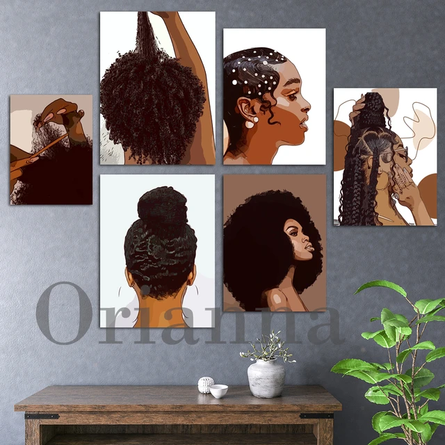 African American Natural Hair Drawings