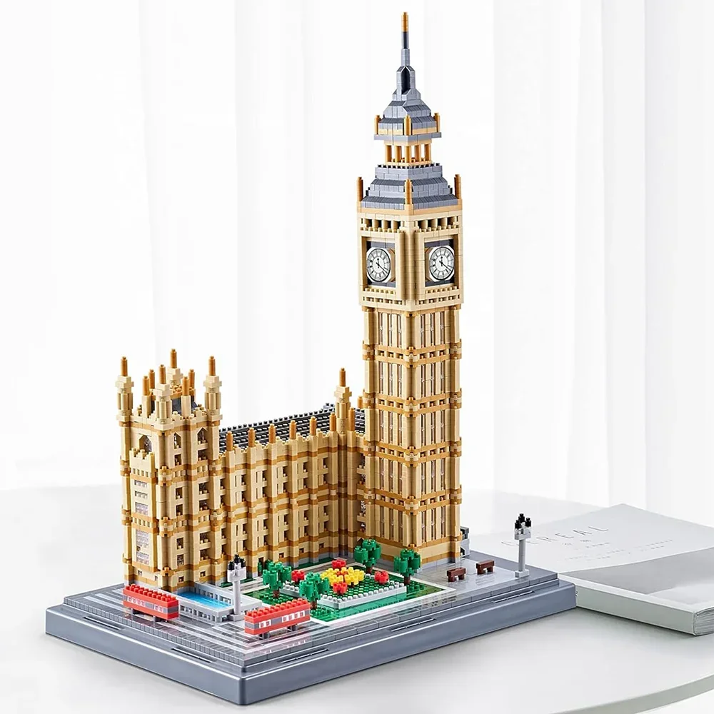 Beroemde-Big-Ben-Micro-Mini-Bouwstenen-Gemaakt-Replica-Vrije-Tijd-En ...