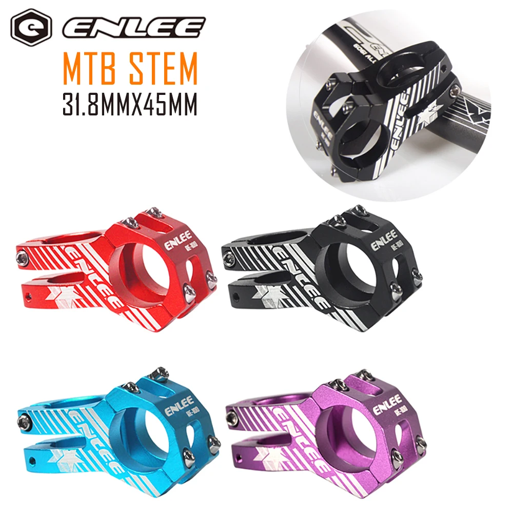 Enlee-Bicycle-Stem-31-8-High-strength-Machined-MTB-Mountain-Bike-Stem ...