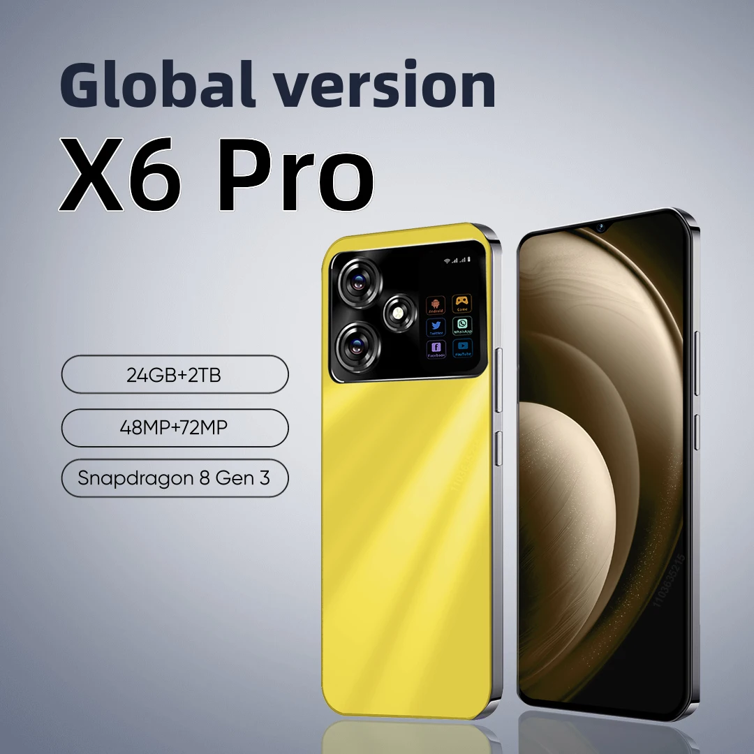 Tel-fono-Inteligente-X6-Pro-Original-Smartphone-de-16GB-1TB-7-3 ...