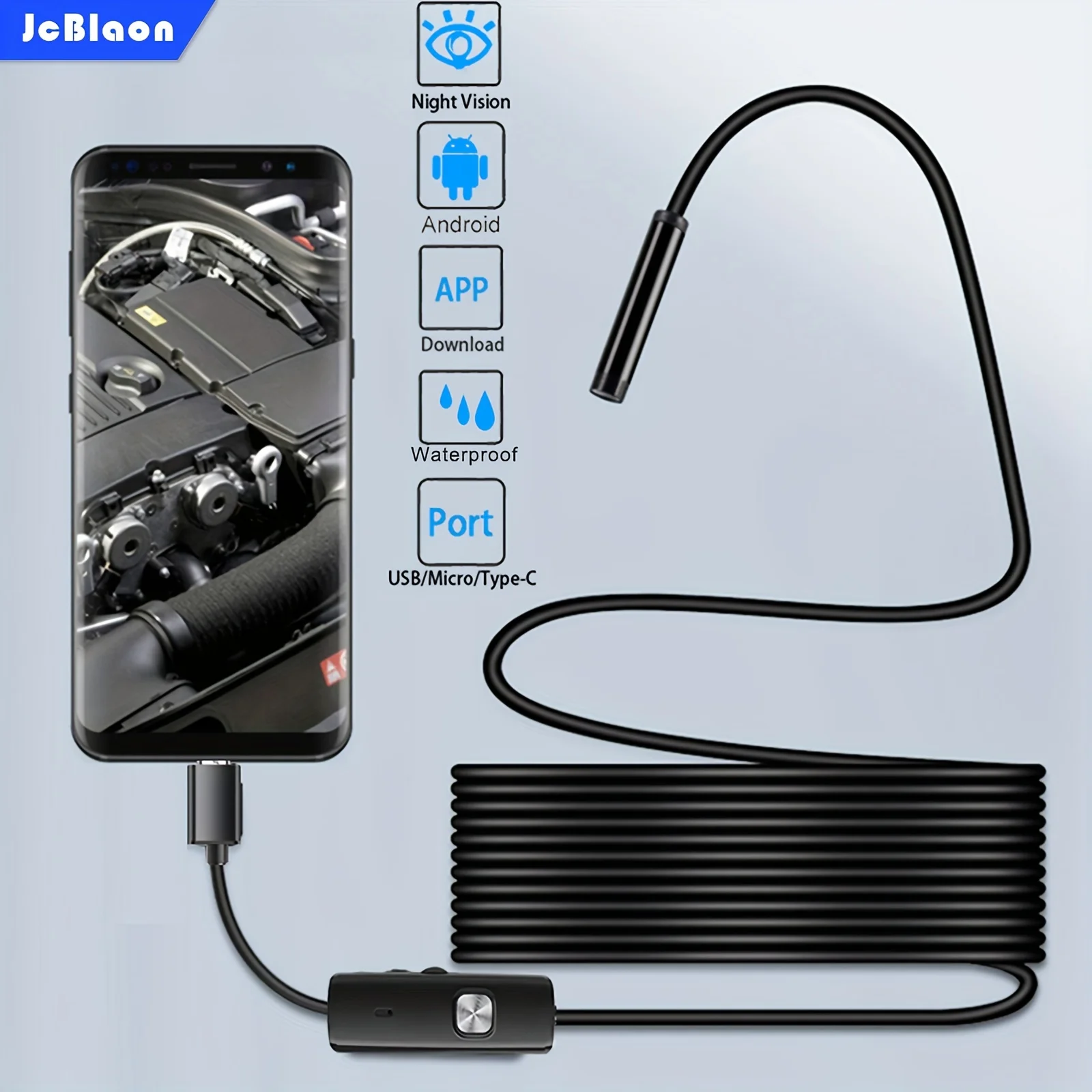 Sewer-Industrial-Endoscope-Flexible-Snake-Mini-Camera-Automotive ...
